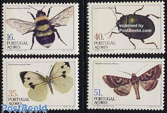 Stamp 1984, Azores Insects 4v, 1984 - Collecting Stamps ...