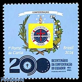 Stamp 2024, Brazil 200 years Ecuador, 2024 - Collecting Stamps ...