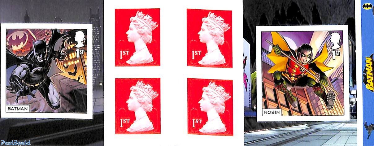 Stamp 2021, Great Britain Batman & Robin booklet s-a, 2021 - Collecting ...