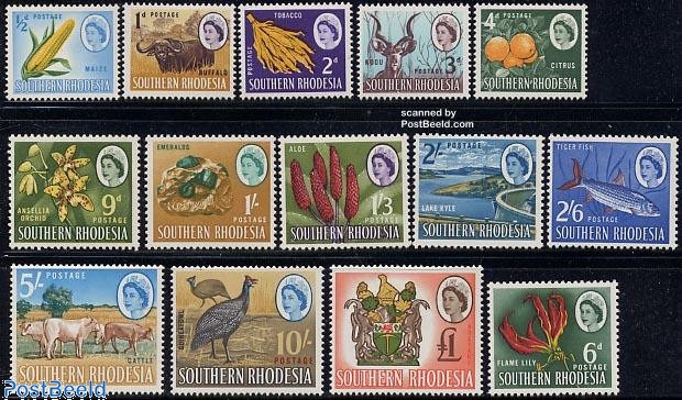 Stamp 1964, Rhodesia, Southern Definitives 14v, 1964 - Collecting ...