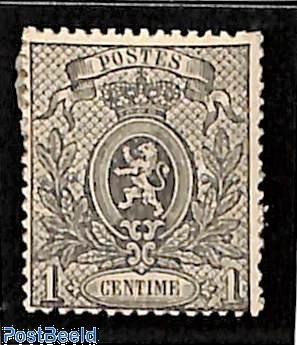 Stamp 1866, Belgium 1c, Coat of arms, 1866 - Collecting Stamps ...