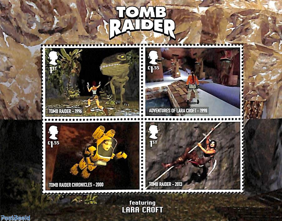 Stamp 2020, Great Britain Computer games s/s (with or without barcode ...