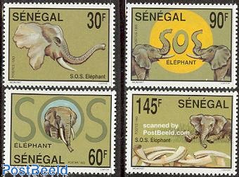 Stamp 1994, Senegal Elephants 4v, 1994 - Collecting Stamps ...