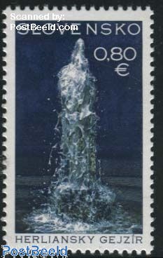 Stamp 2016, Slovakia Heriansky Geyser 1v, 2016 - Collecting Stamps ...