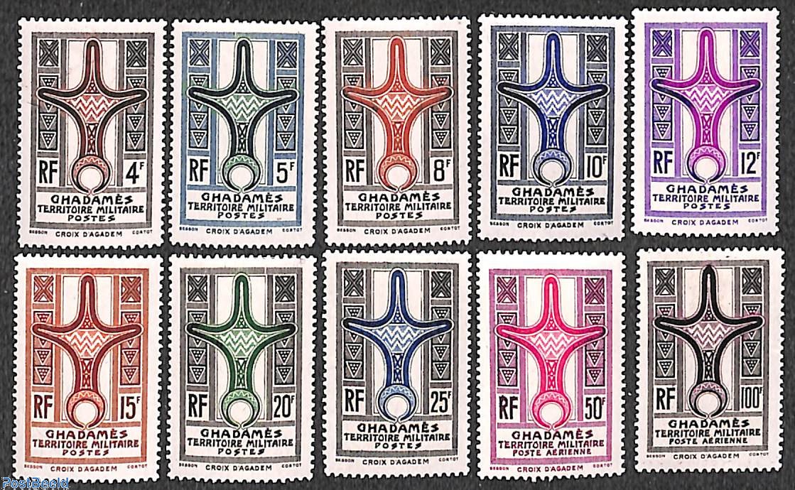 Stamp 1949, Fezzan Ghadamès, definitives 10v, 1949 - Collecting Stamps ...